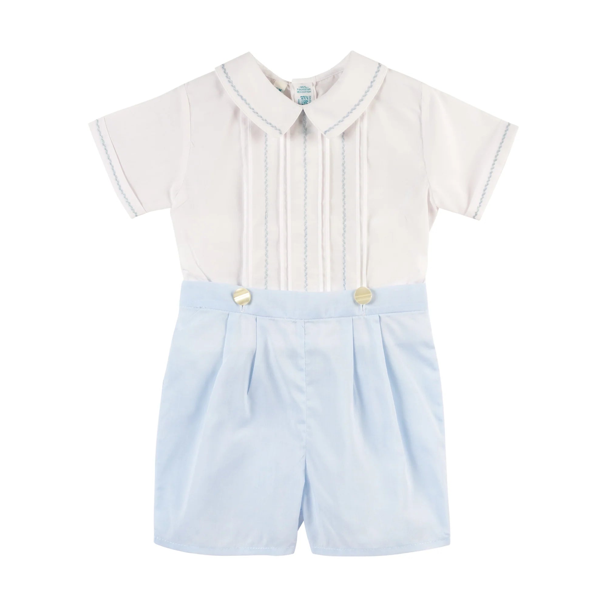 Boys Feather Stitched Bobby Suit – Alice & Beau
